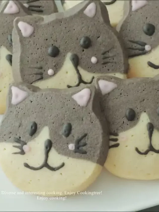 Cat Icebox Cookies Recipe - Cooking Tree