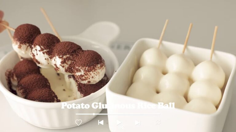 Potato Glutinous Rice Ball (Dango) Recipe