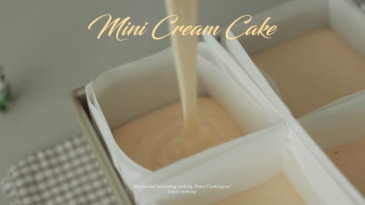 Mini Cake filled with Cream Recipe