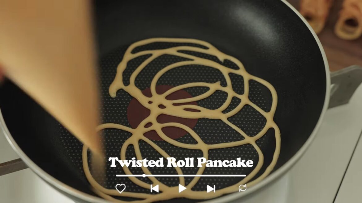 Twisted Roll Pancake Recipe