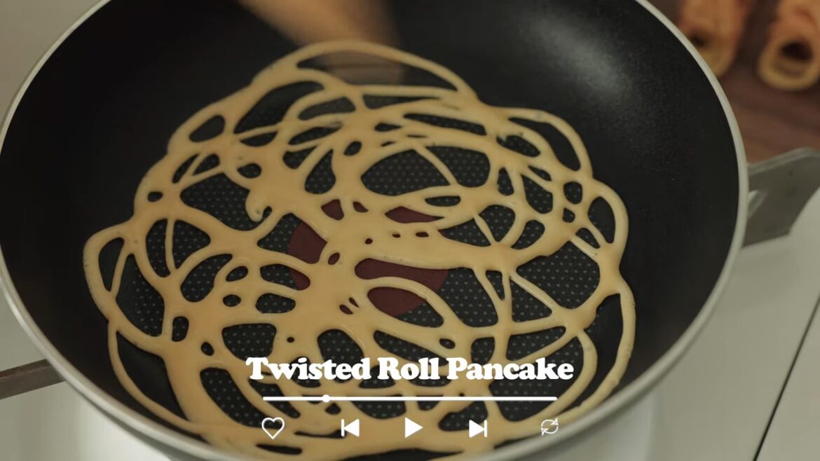 Twisted Roll Pancake Recipe