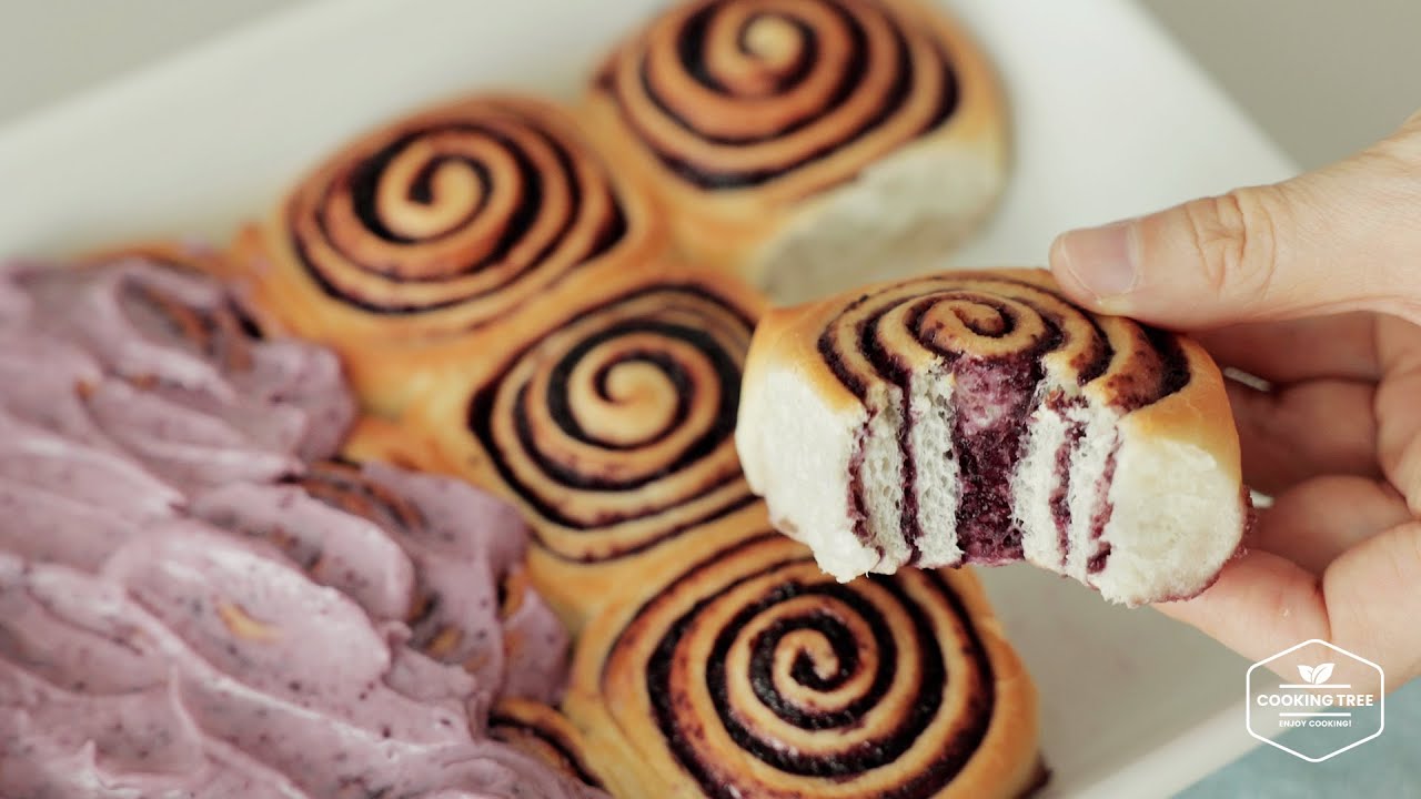 Blueberry Bread Roll Recipe