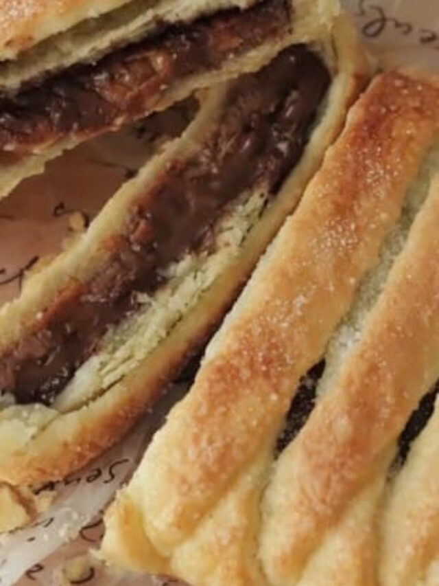 Chocolate Puff Pastry Pie Braid Recipe - Cooking Tree