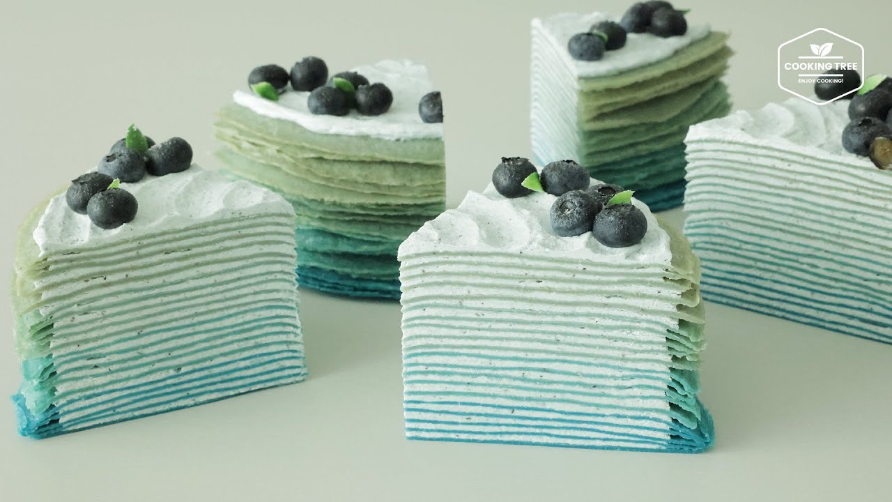 Blueberry Crepe Cake Recipe