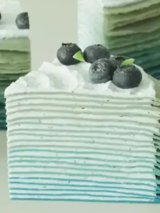 Blueberry Crepe Cake Recipe - Cooking Tree