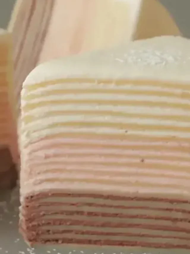 Neapolitan Crepe Cake - Cooking Tree