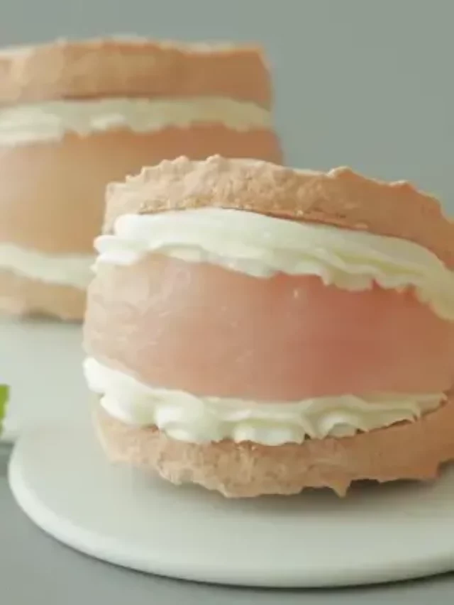 Peach Daquoise Recipe | Cooking Tree