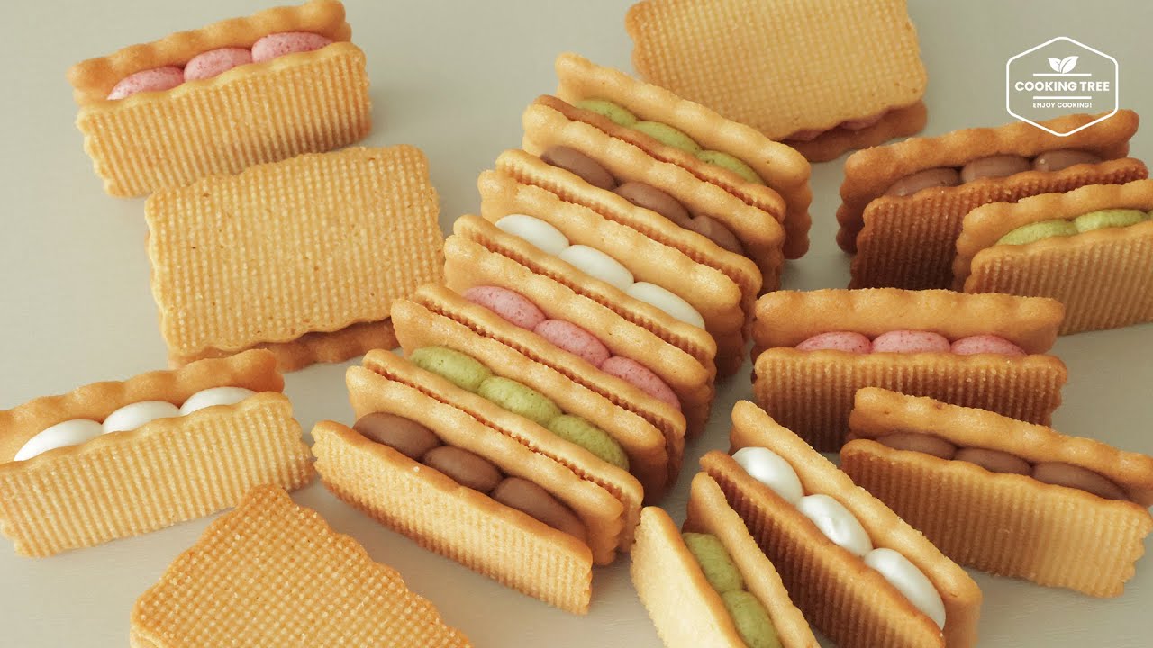 4 Flavors Sand Cookies Recipe