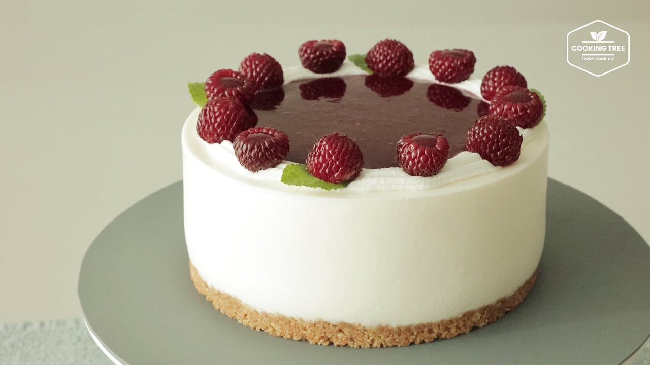 No Bake Raspberry Yogurt Cheesecake Recipe